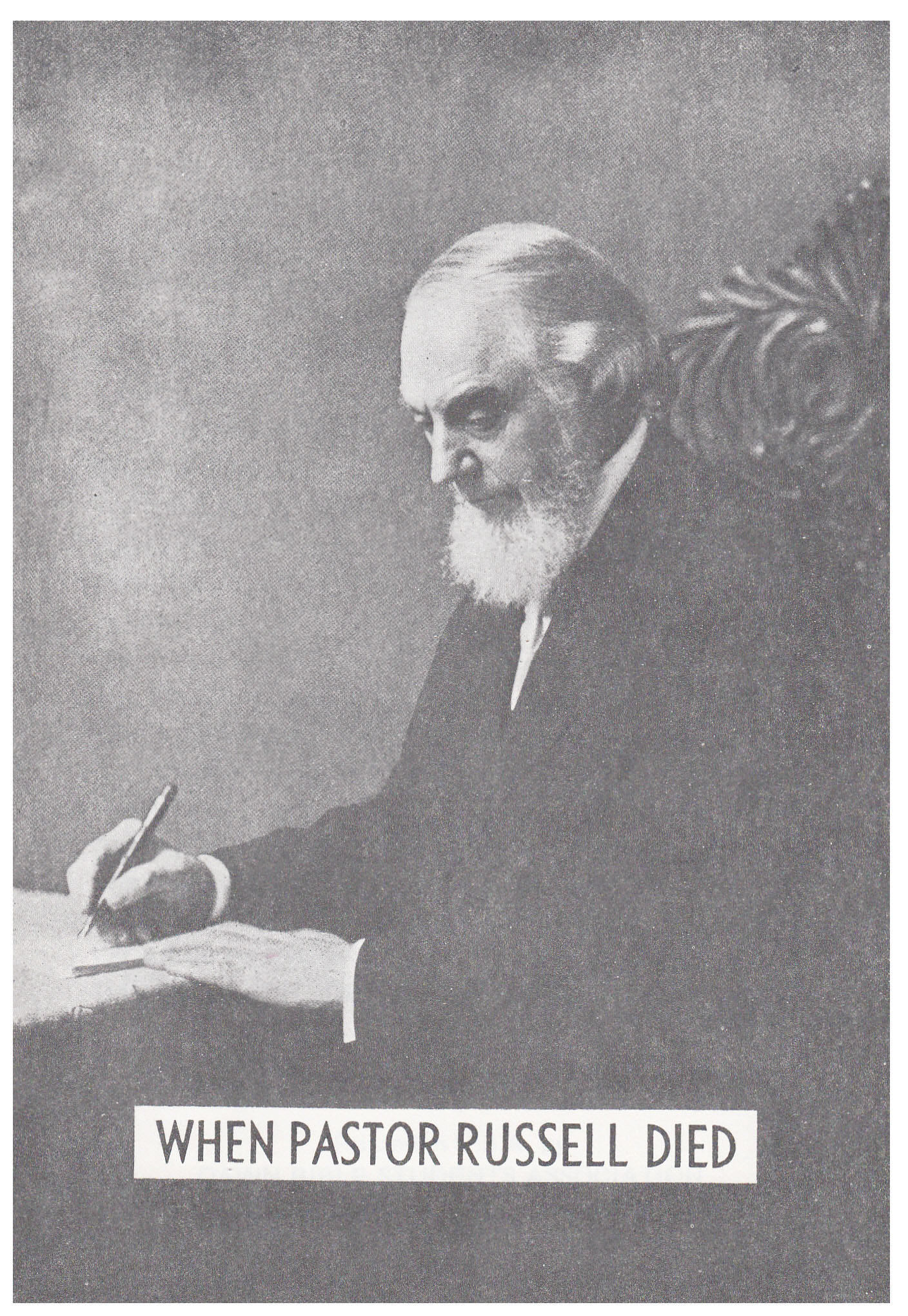 Booklet 13 – When Pastor Russell Died – The Herald